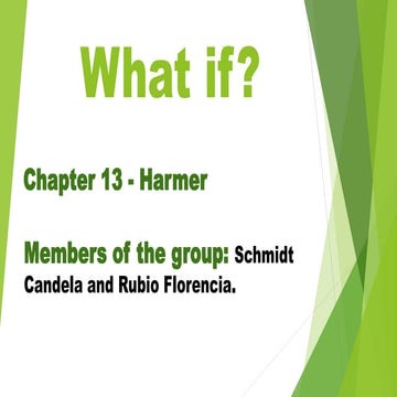 What if chapter 13 harmer | PPTX