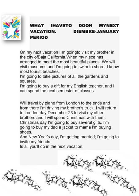 Martin's vacation | PDF