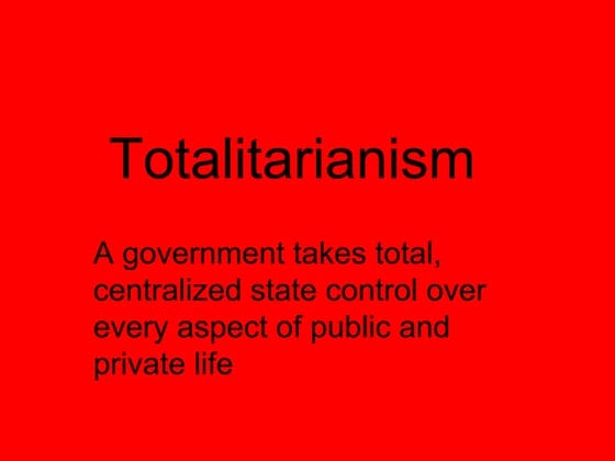Totalitarianism | PPT