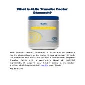 What is 4Life Transfer Factor Glucoach.pdf