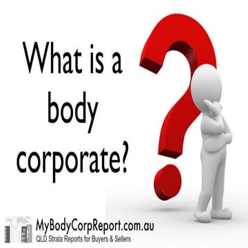What is a Body Corporate? | PDF
