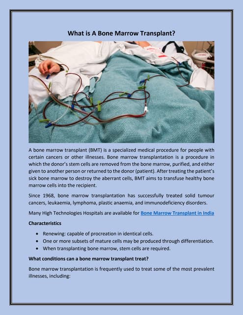 Bone marrow transplant by s,kabiraj | PPTX