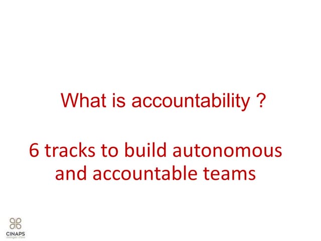 Accountability PowerPoint | PPTX