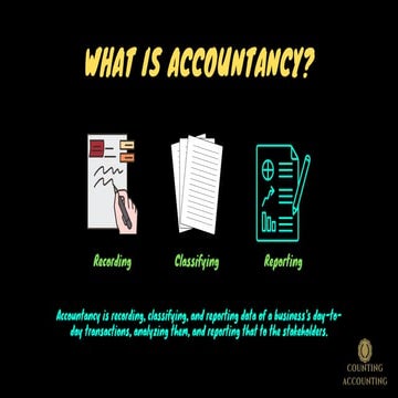 What is accountancy? | PDF