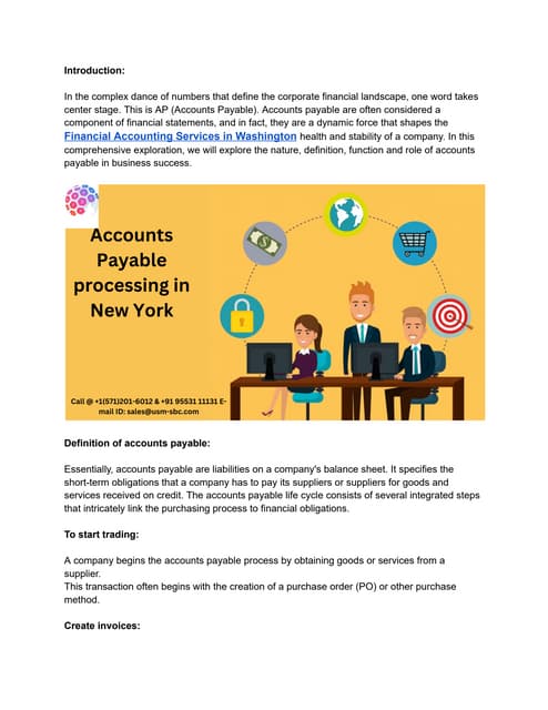 The Accounts Payable Process | PDF | Credit Cards | Personal Debt