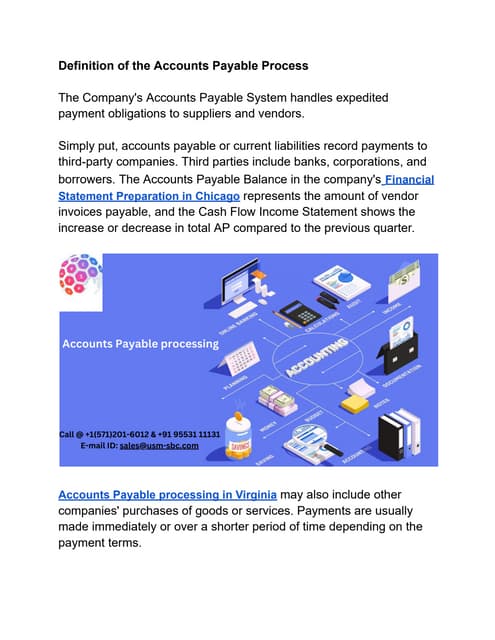The Accounts Payable Process | PDF | Credit Cards | Personal Debt