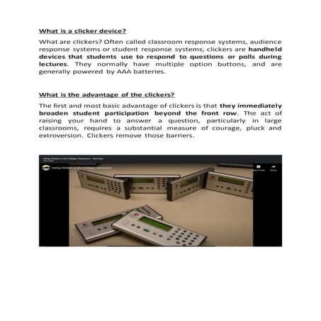What is a clicker device.docx