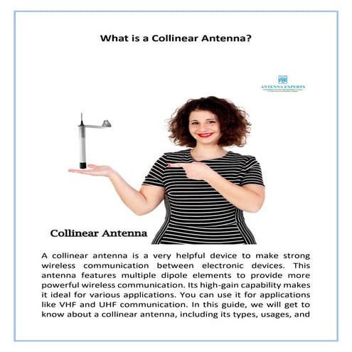 Antennaexperts, What is a Collinear Antenna? | PDF