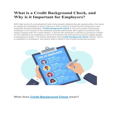 What is a Credit Background Check company.pdf