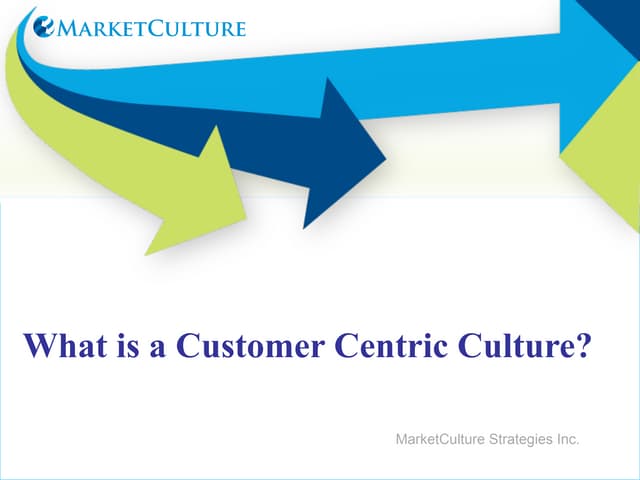 Customer centricity presentation | PPTX