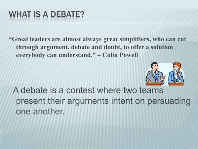 Debate | PPTX