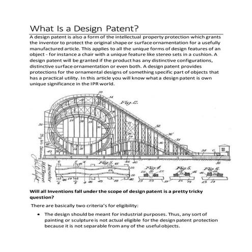 What is a design patent | DOCX | Desktop Publishing | Computer Software ...