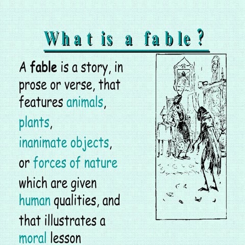 What Is A Fable | PPT