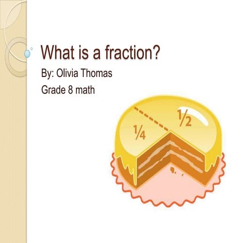 What is a fraction | PPTX