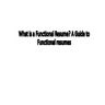 What is a functional resume | PPTX