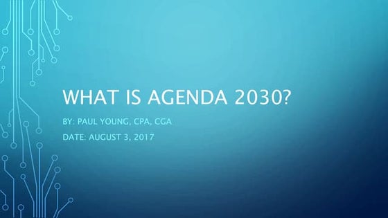 Project: Agenda 2030 Global Goals | PDF | Debated Sensitive Social ...