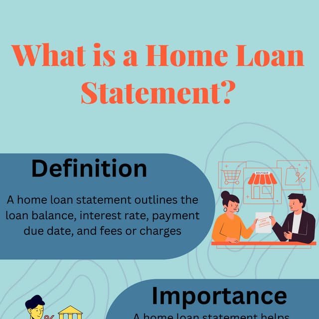 What is a home loan statement | PDF