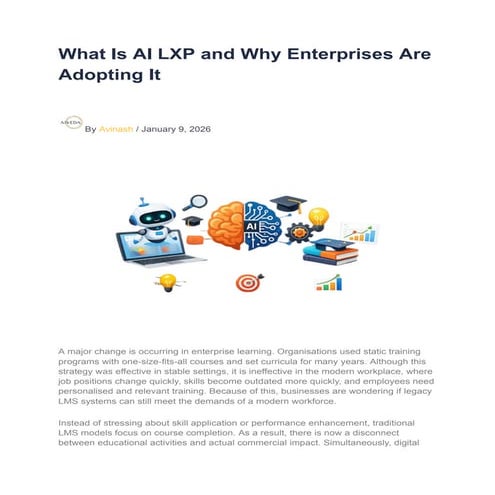 What Is AI LXP and Why Enterprises Are Adopting It.pdf