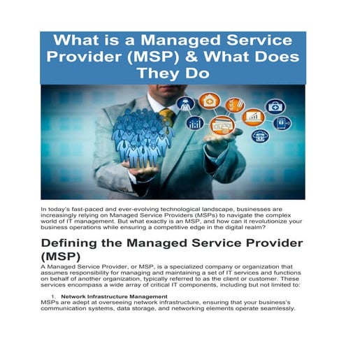 What is a Managed Service Provider (MSP) & What Does They Do.pdf