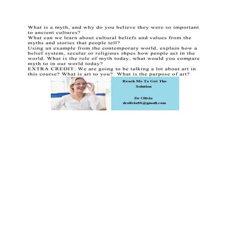 What is a myth, and why do you believe they were so important to anc.docx