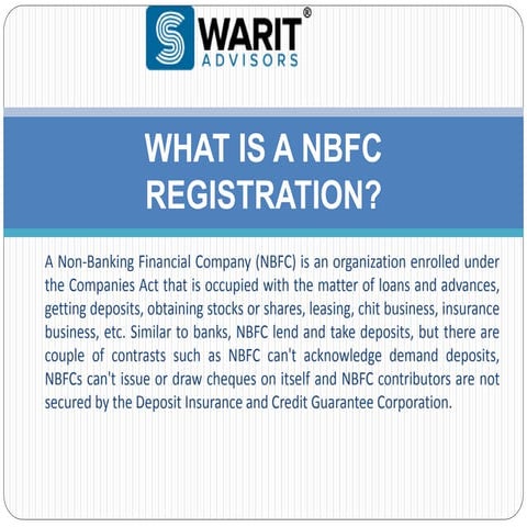 Complete Guide on NBFC (Non-Banking Financial Company) Registration | PPTX