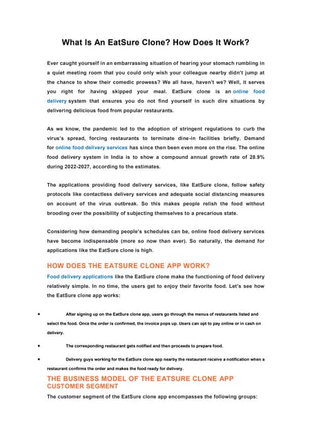 Uncovering the Convenience of Uber-like Food Delivery Apps | PPT