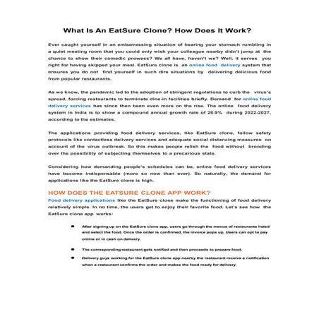 What Is An EatSure Clone word.pptx