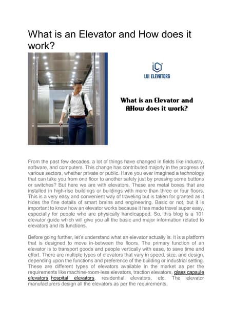 Elevator Service.ppt