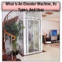 Different types of elevator machines | PPT