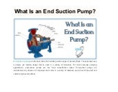 End Suction Pump Selection and Sizing: A Guide for Engineers | PDF ...