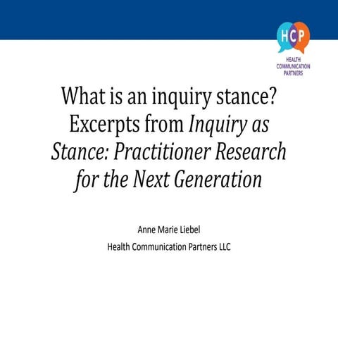 What is an Inquiry Stance? | PPT