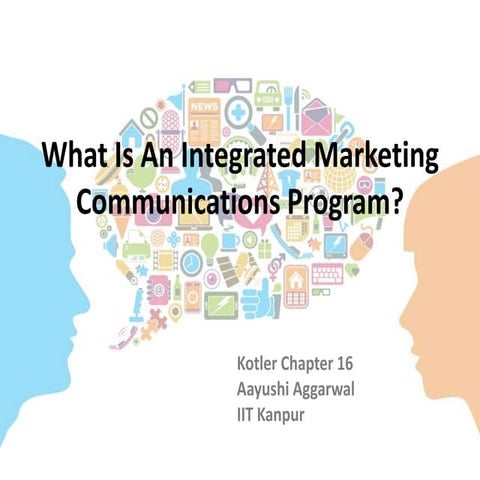 What is an integrated marketing communications program? | PPTX