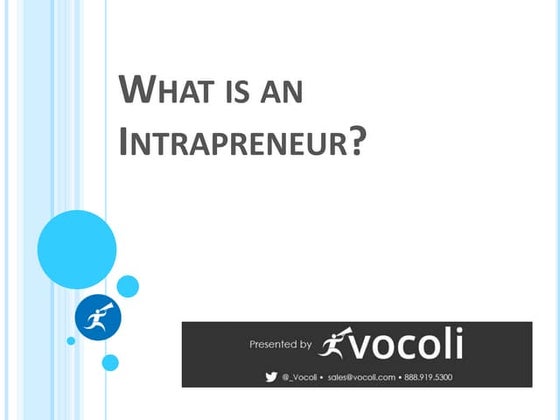 Intrapreneur | PPTX | Business Administration | Business