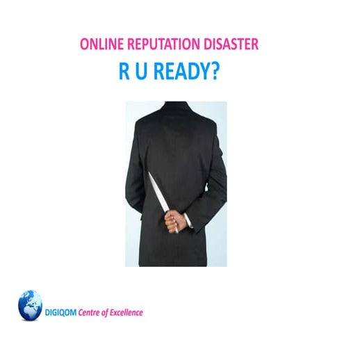 What is an Online Reputation Disaster? | PDF