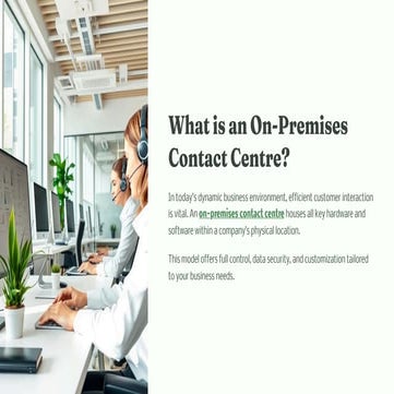 Contact Centre Solution | PDF