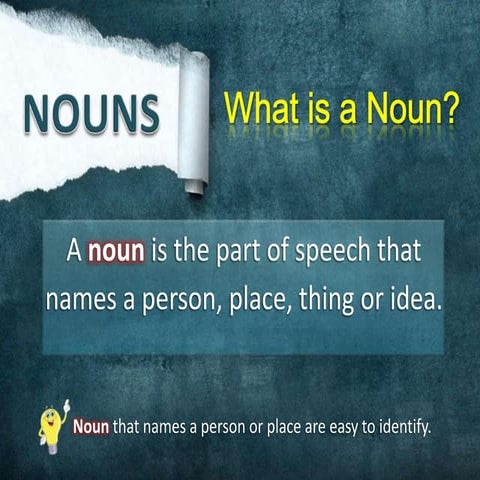What is a noun | PPTX