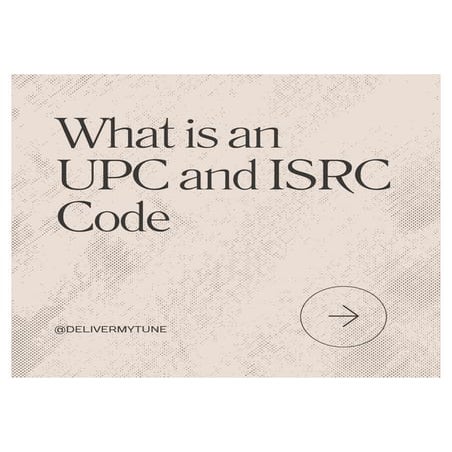 What is an UPC and ISRC Codes comprehensive guide | PDF