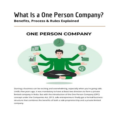 What Is a One Person Company Benefits, Process & Rules Explained.pdf