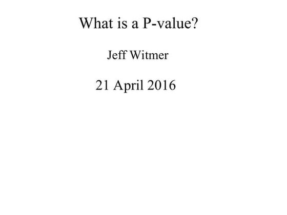 P value | PPT