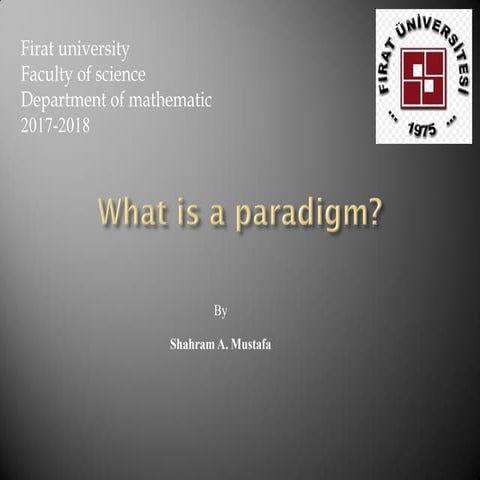 What is a paradigm | PPT