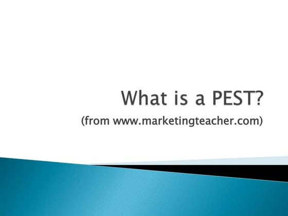 PEST Analysis | PPT