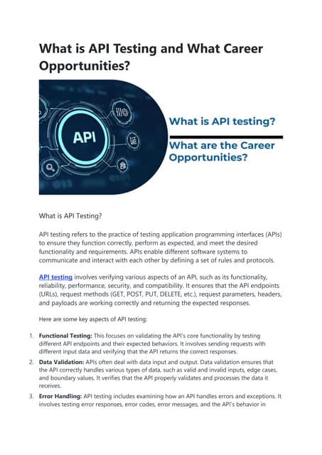 Top 20 Automated Api Testing Tools For Effective Software Testingpdf 5735