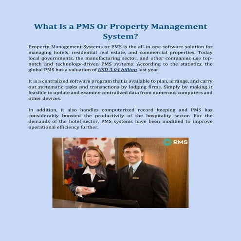 What Is A Pms Or Property Management System 