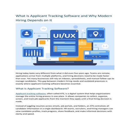 What Is Applicant Tracking Software and Why Modern Hiring De.pdf