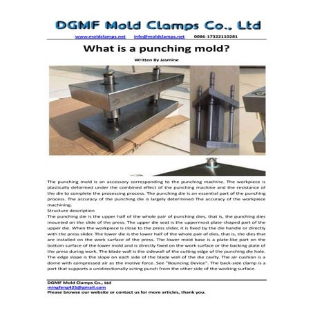 What is a punching mold? | PDF