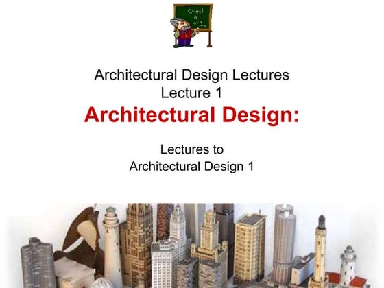 Introduction to architecture presentation | PPTX | Civil Engineering ...