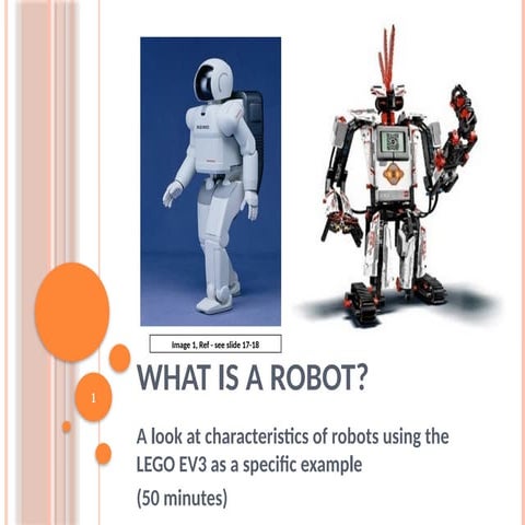 this is a presentation about what is a robot | PPTX