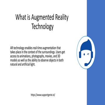 What is AR Technology | PPT