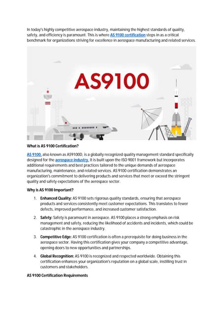 AS9100 Auditor Training Presentation Kit | PPTX