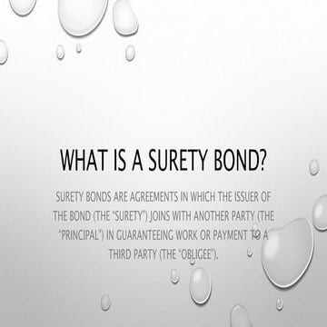 Performance bond vs. Retention Bond | PDF
